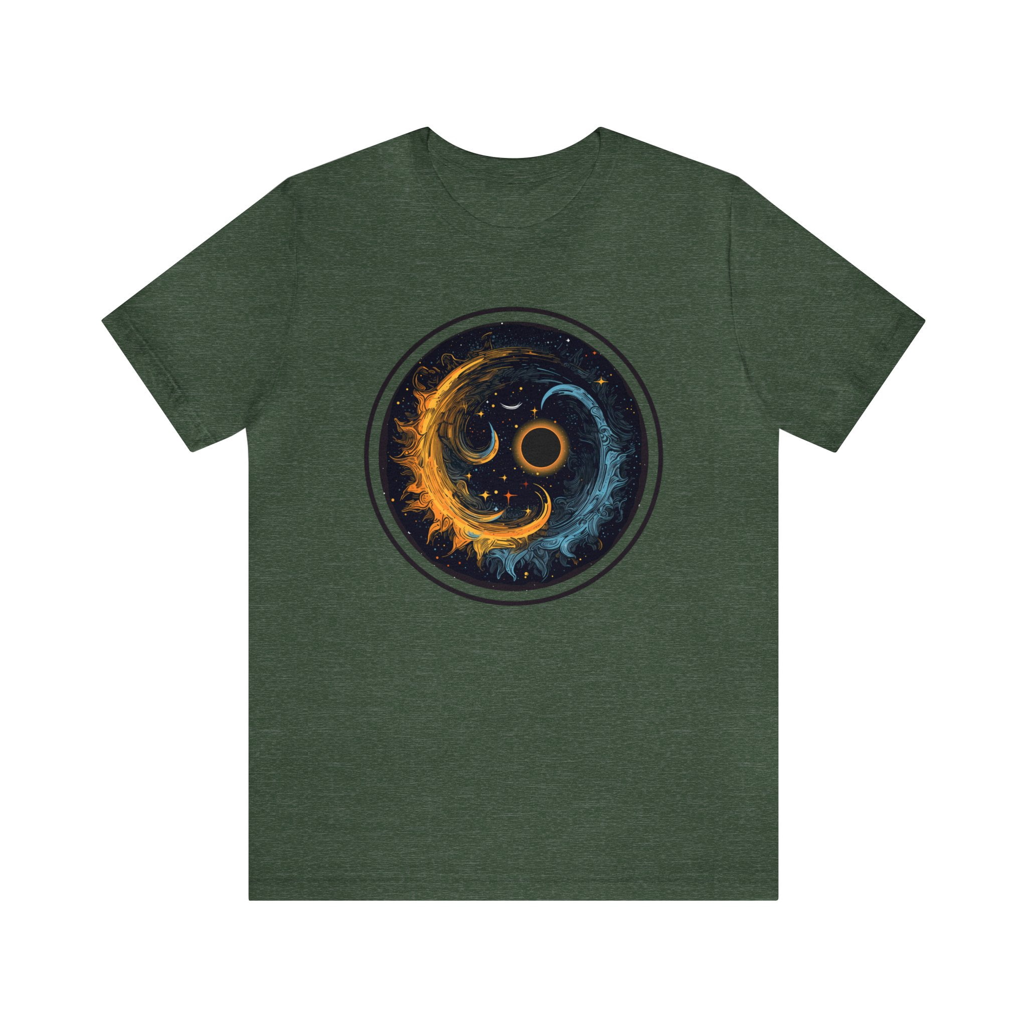 Unisex Total Solar Eclipse T-shirt, Boho Sun Moon, Cool Design ...