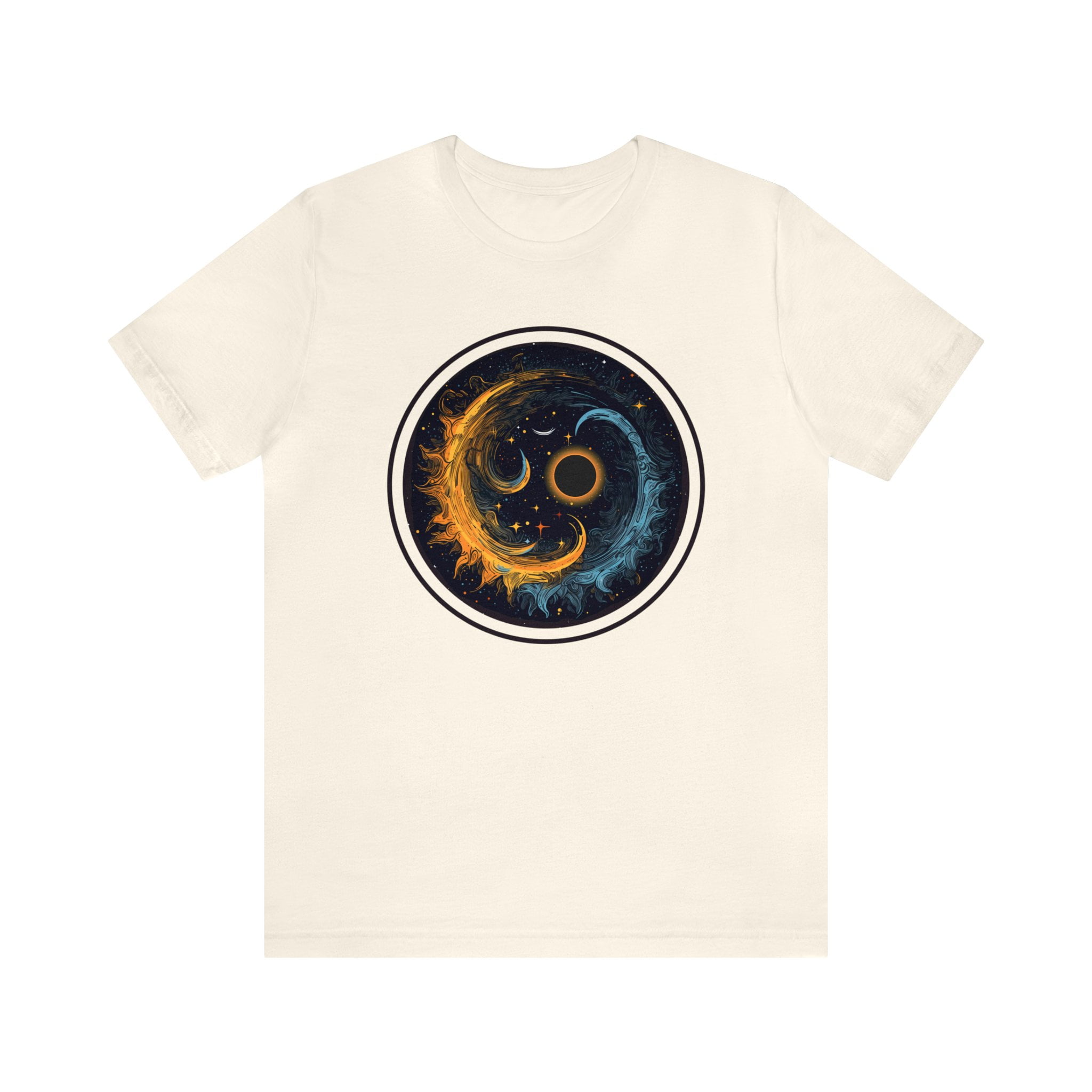 Unisex Total Solar Eclipse T-shirt, Boho Sun Moon, Cool Design ...