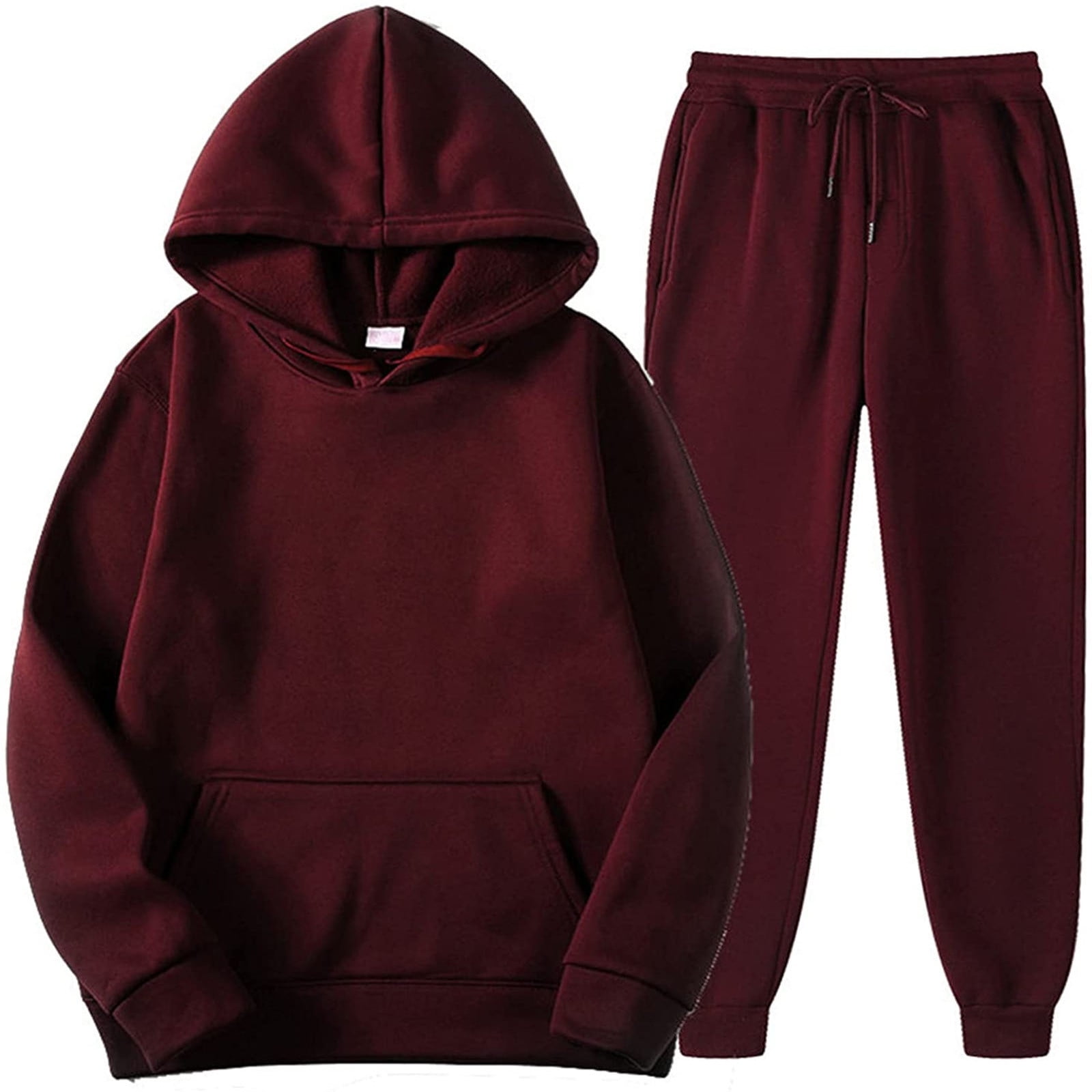 WICVIK Unisex Tracksuit: Two Piece Set, Casual Sportswear, Fall Winter ...