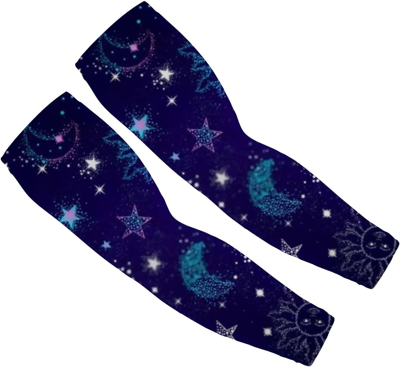 Unisex UV Sun Protection Arm Sleeves, Cooling Sleeves Galaxy ...