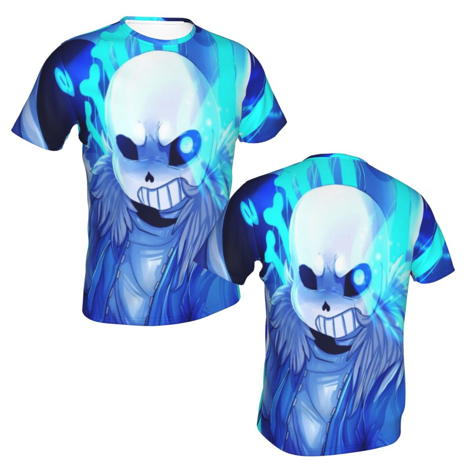 Unisex Undertale Sans T Shirts 3D Printed Short Sleeve Shirts Casual ...