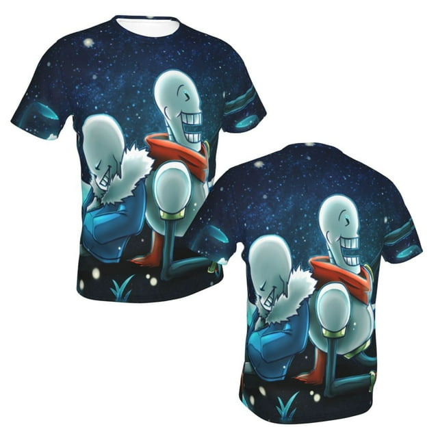 Unisex Undertale Sans T Shirts 3D Printed Short Sleeve Shirts Casual ...