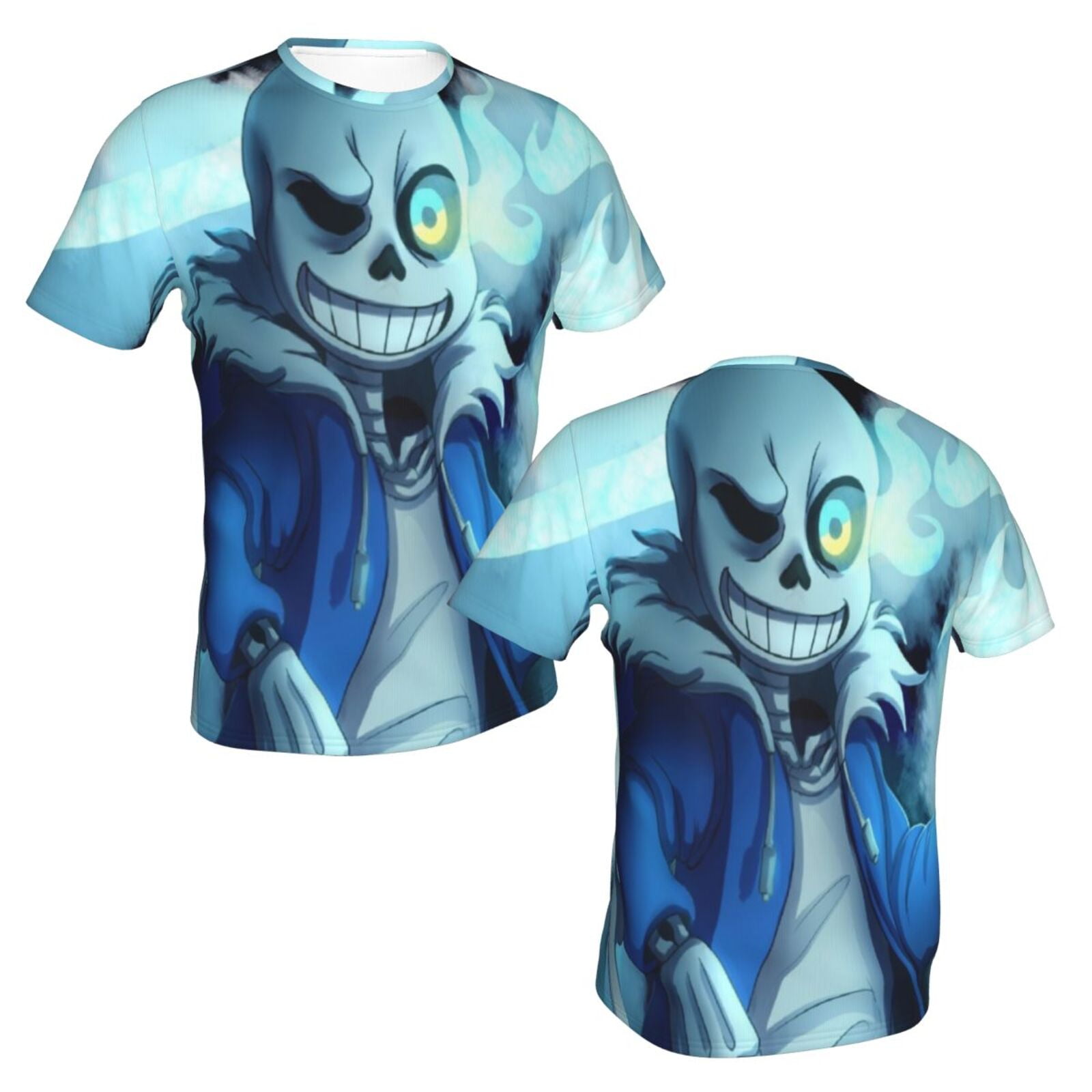 Unisex Undertale Sans T Shirts 3D Printed Short Sleeve Shirts Casual ...