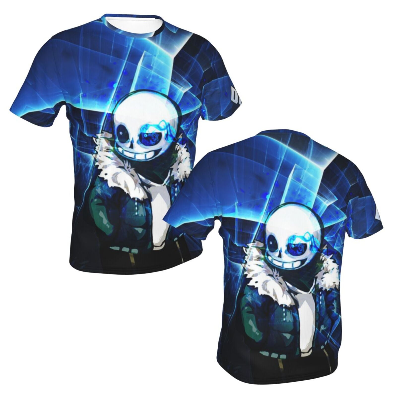 Unisex Undertale Sans T Shirts 3D Printed Short Sleeve Shirts Casual ...