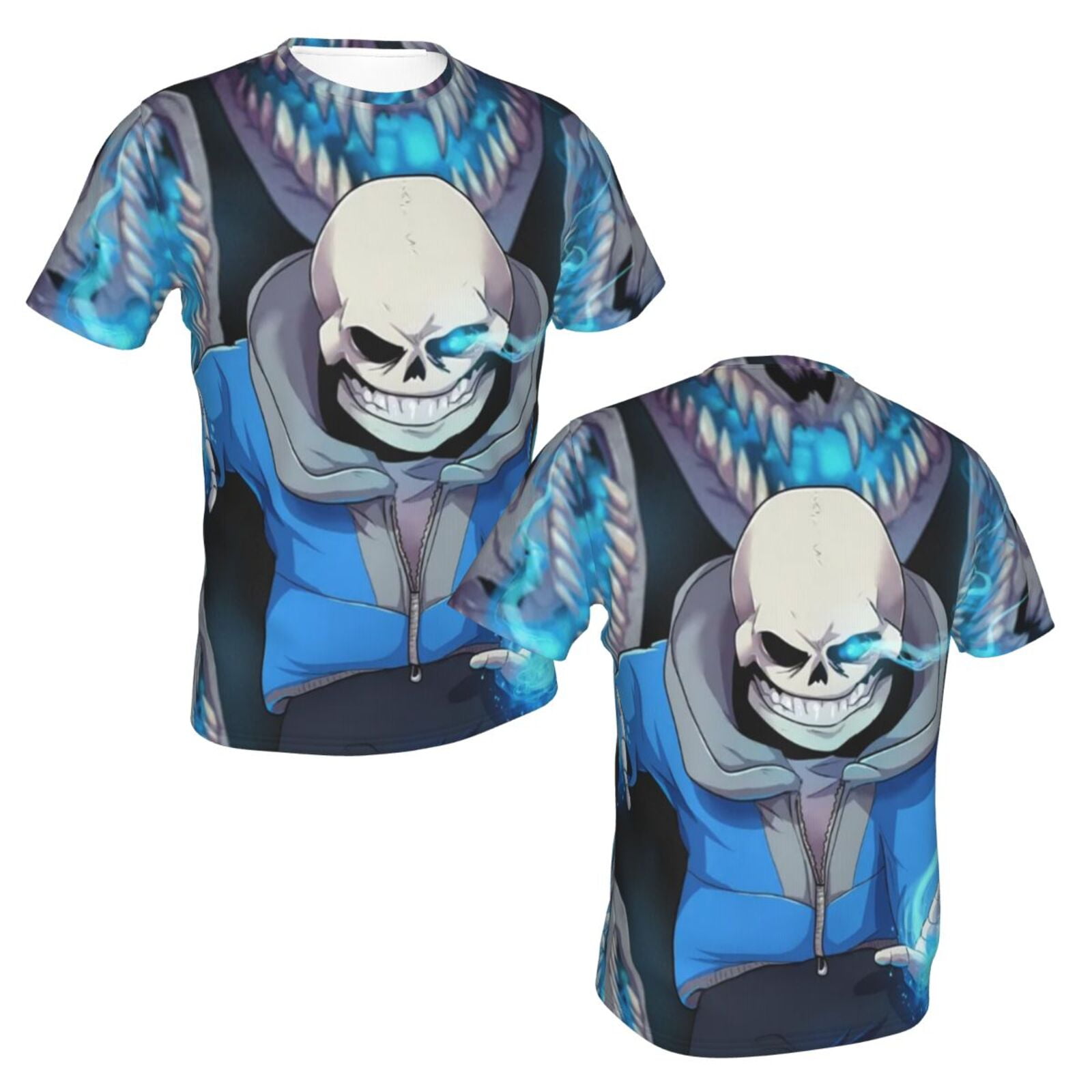 Unisex Undertale Sans T Shirts 3D Printed Short Sleeve Shirts Casual ...