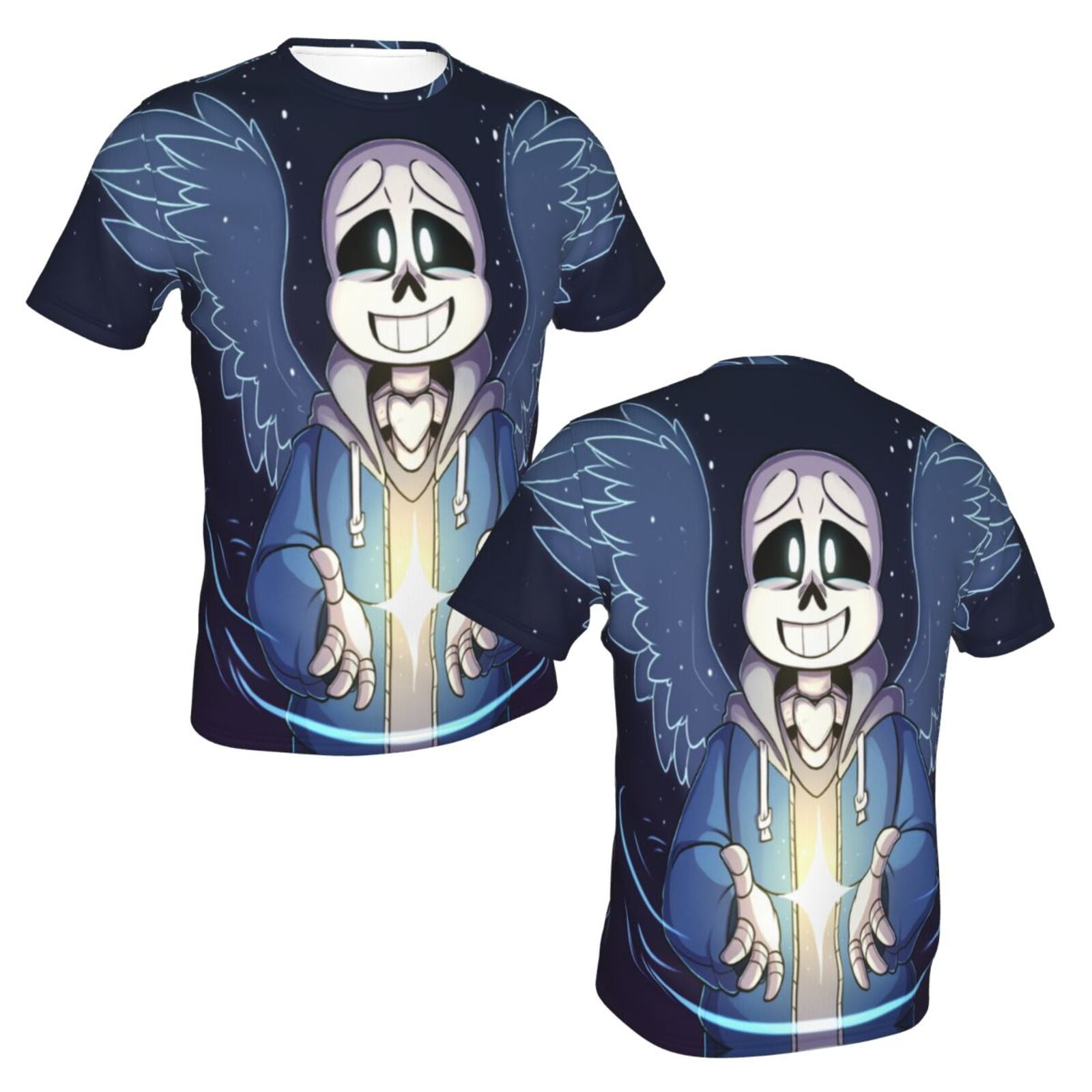 Unisex Undertale Sans T Shirts 3D Printed Short Sleeve Shirts Casual ...