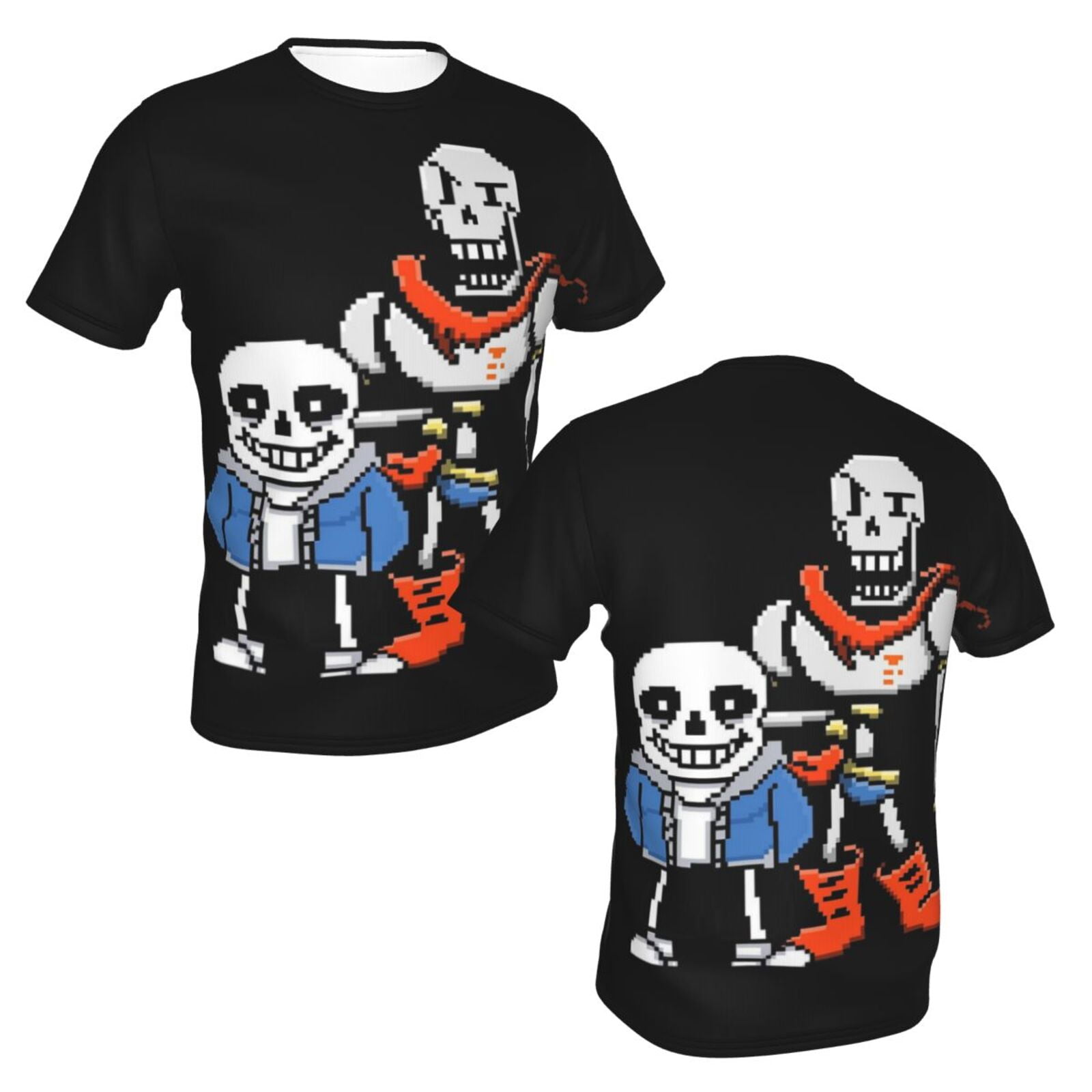 Unisex Undertale Sans T Shirts 3D Printed Short Sleeve Shirts Casual ...