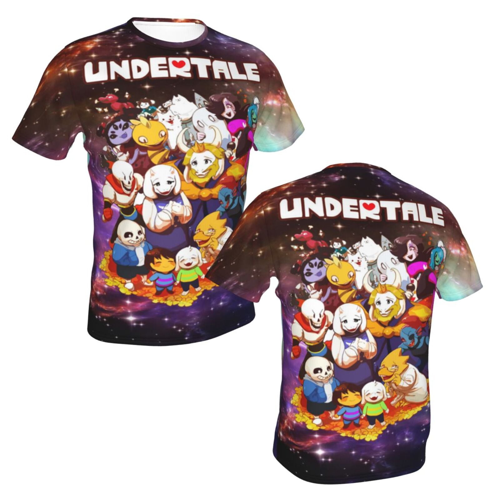 Unisex Undertale Sans T Shirts 3D Printed Short Sleeve Shirts Casual ...