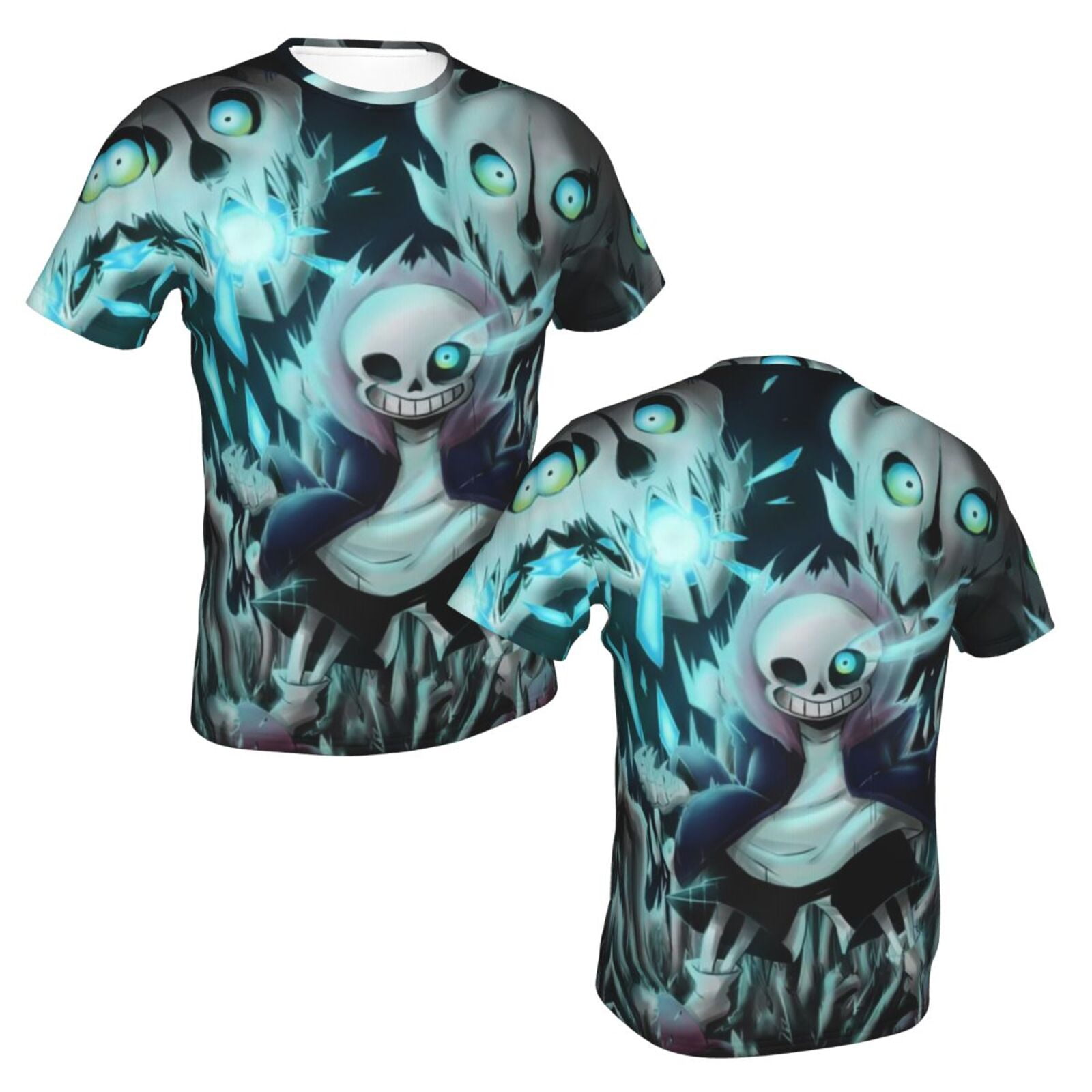 Unisex Undertale Sans T Shirts 3D Printed Short Sleeve Shirts Casual ...
