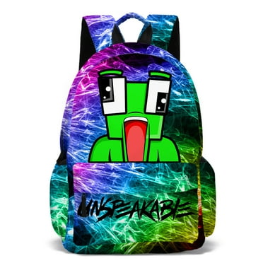 Backpack Cute Cartoon 3D Jump Style 2D Drawing from Comic Paper Anime ...