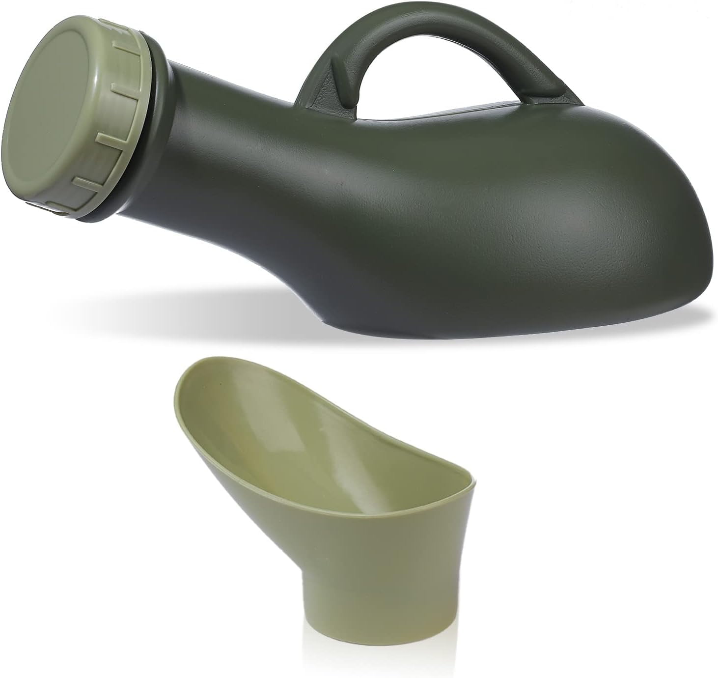 Unisex Urinal Bottle Portable Pee Bottle with a Lid and Funnel Plastic ...