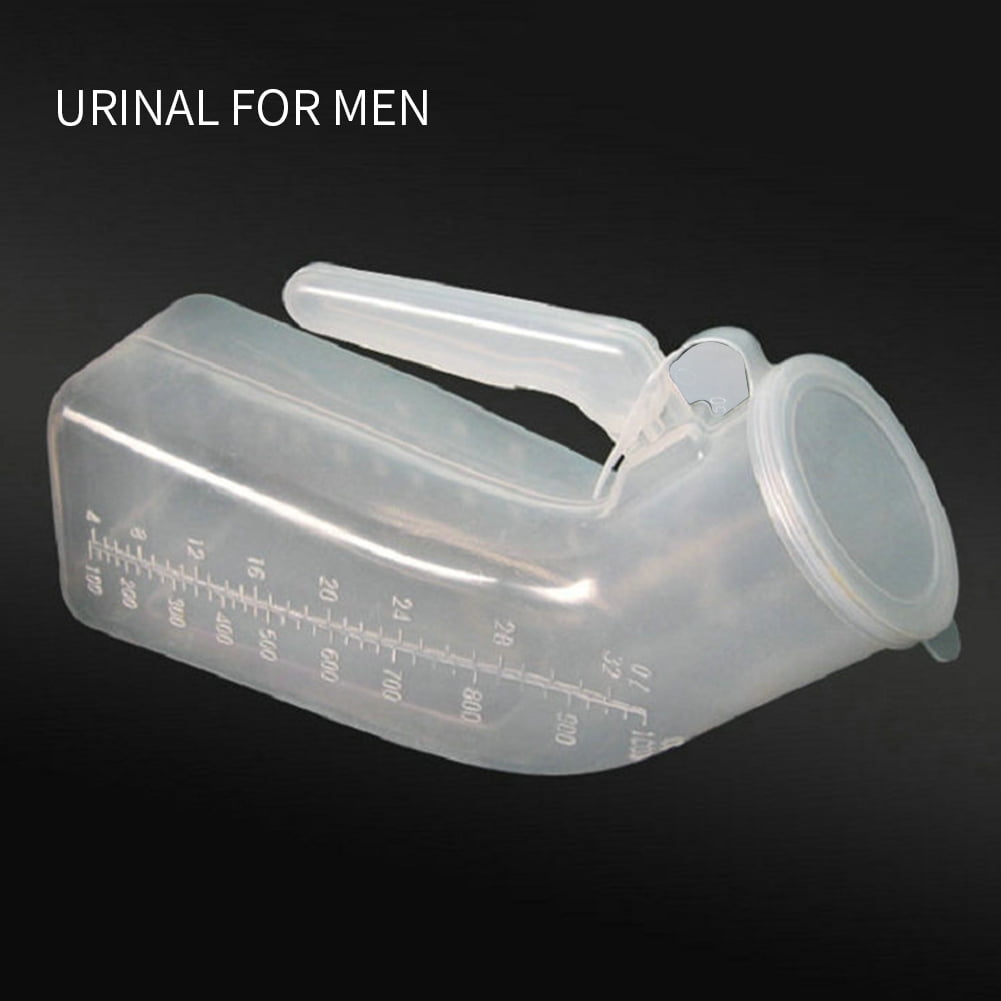 Unisex Portable Urinal Bottle, 1000ml with Lid & Funnel for Camping ...