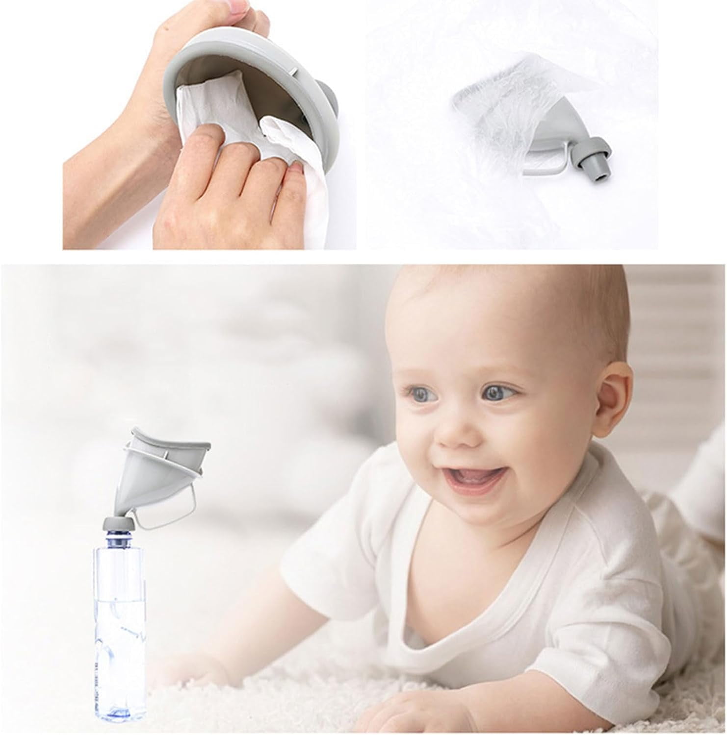 Unisex Urinal Urination Device, Travel Pee Bottle for Men and Women With Tube and Handle ...