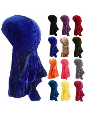 Velvet Durag Premium Men's Doo Rag Hats Silky Wave Cap Designer Style ...