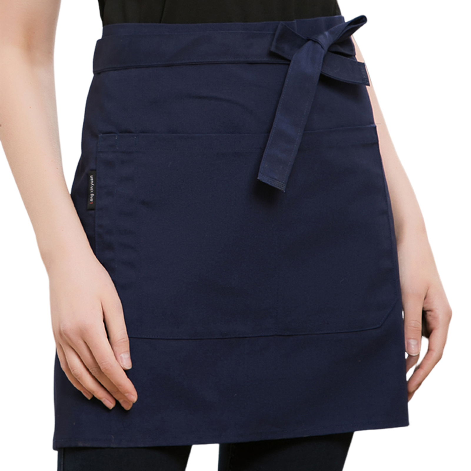 Unisex Waterproof Half Apron with Pocket - Waitress Chef Waist Apron ...