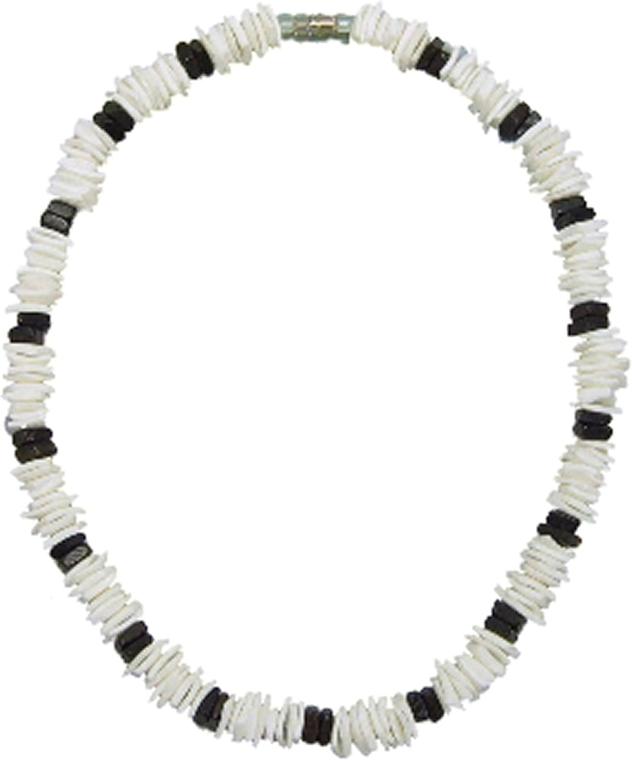 Unisex White Puka Shell Choker Necklace - Genuine Philippine Clam Shell ...