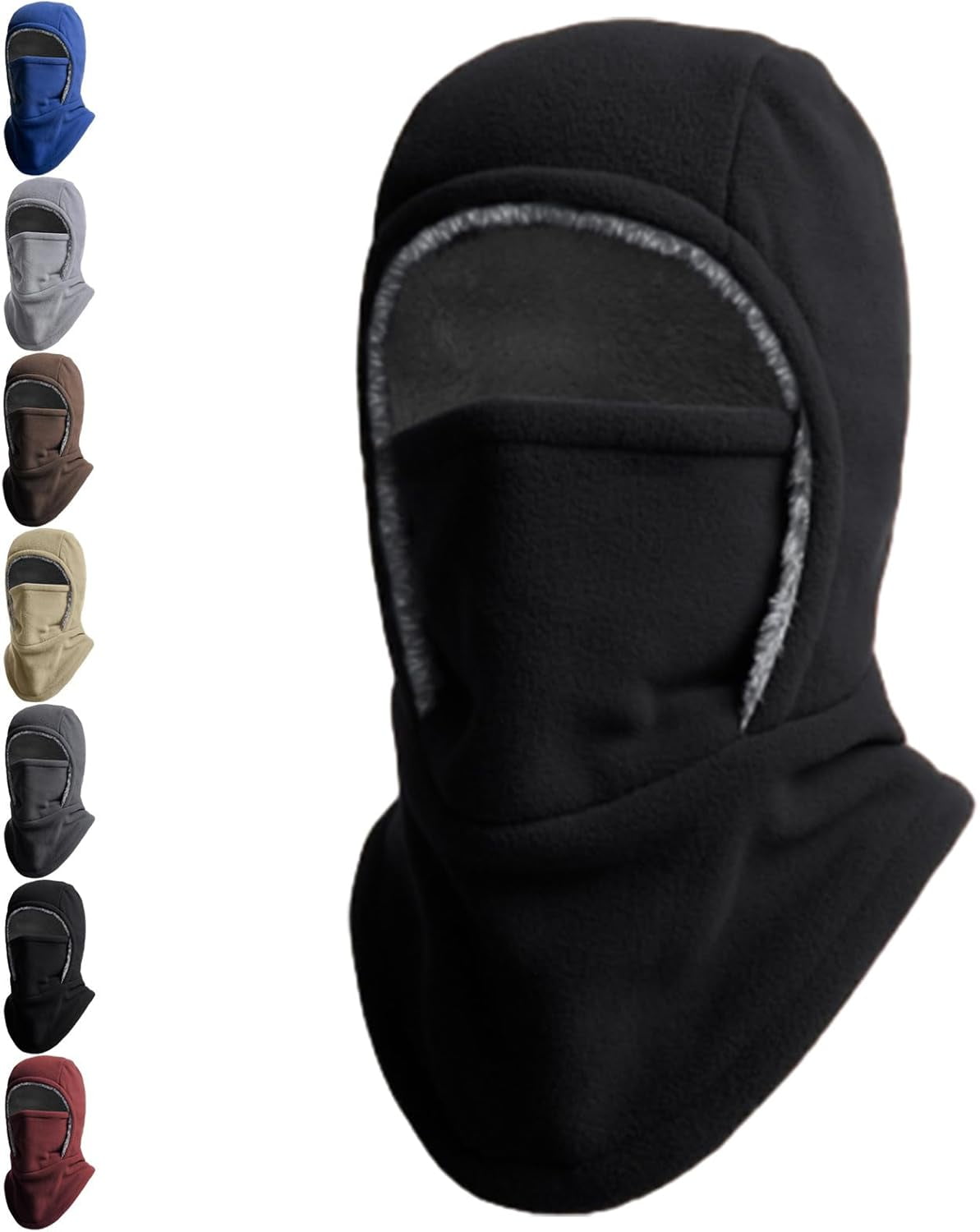 Unisex Windproof & Warm Balaclava, Thermal Hood for Skiing, Motorcycle ...