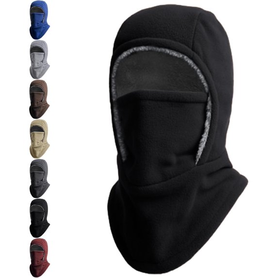 Unisex Windproof & Warm Balaclava, Thermal Hood for Skiing, Motorcycle ...