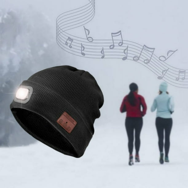 Unisex Winter Knitted Warm Hats With Rechargeable Bluetooth Headsets ...