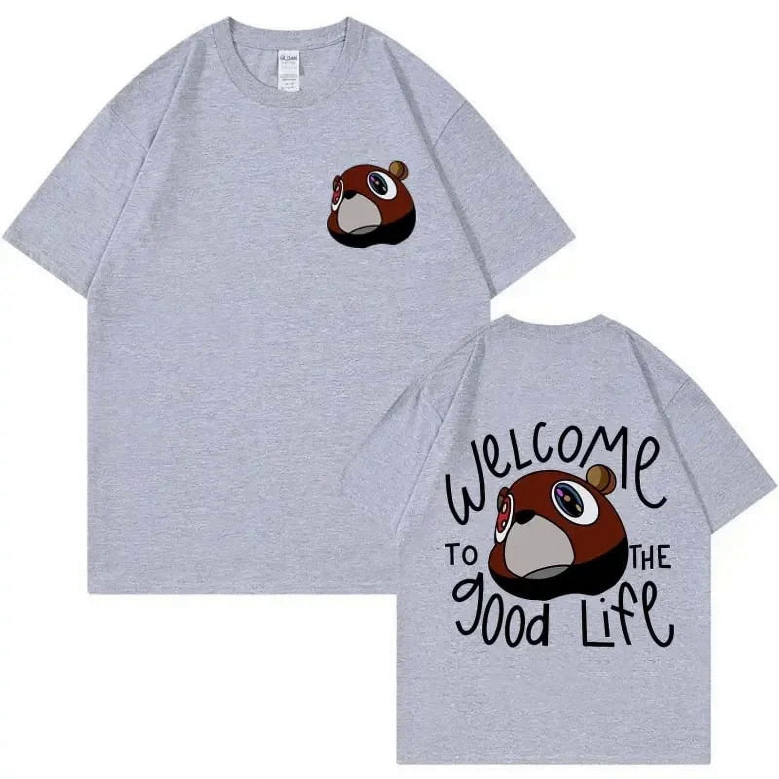 Unisex Women Men Fashion Trend Welcome to Good Life Text Printed T ...
