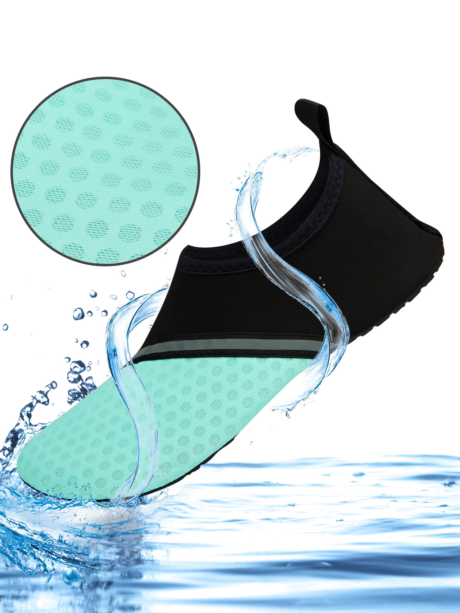 Unisex Women Men Water Shoes Mesh Beach Water Shoes Quick-dry Aqua ...