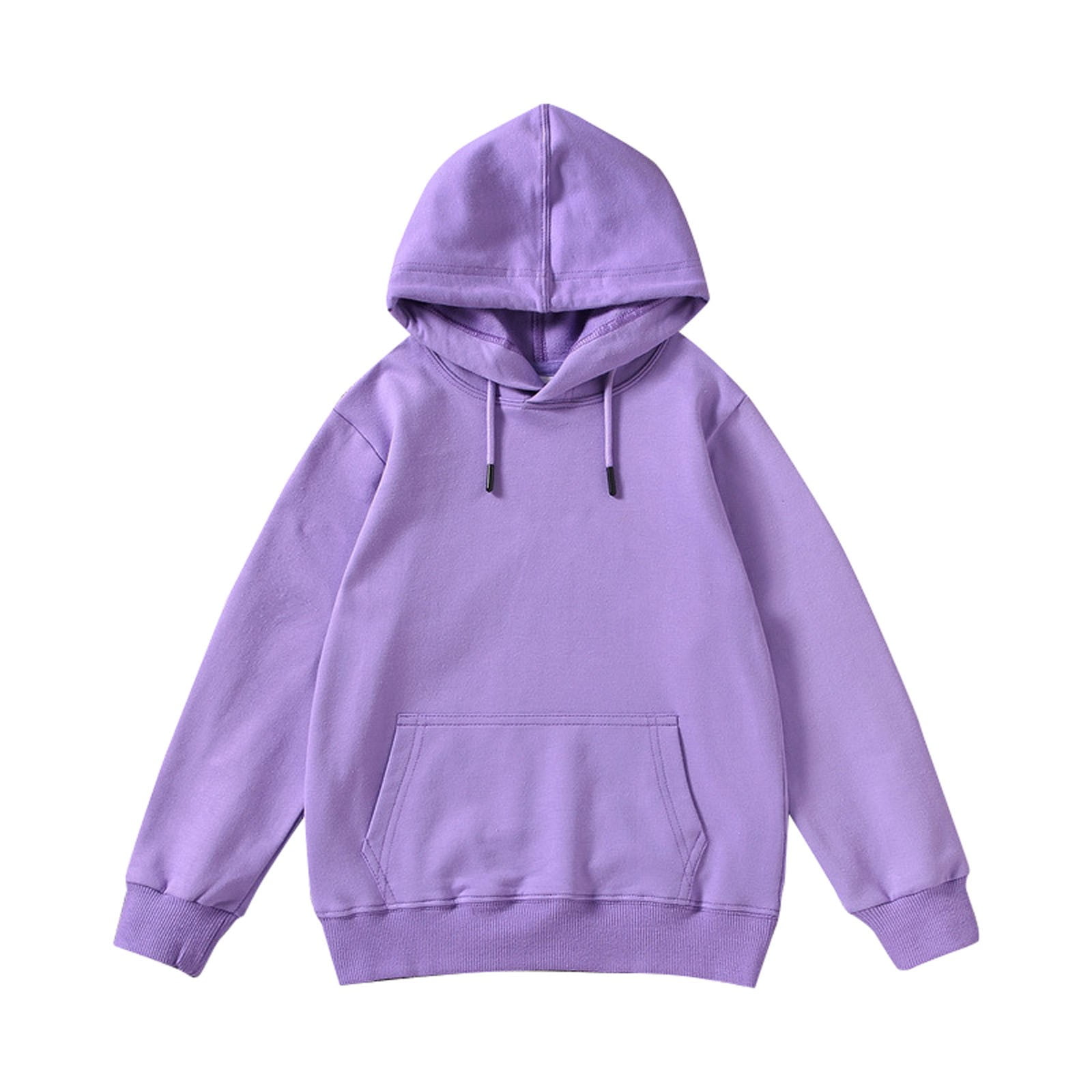 Unisex Youth Solid Classic Hoodies Soft Hooded Pullover Sweatshirts for ...