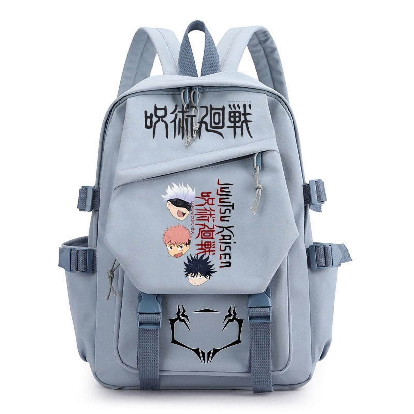 Unisex multipurpose bag aniem jujutsu cosplay backpack casual daypack ...