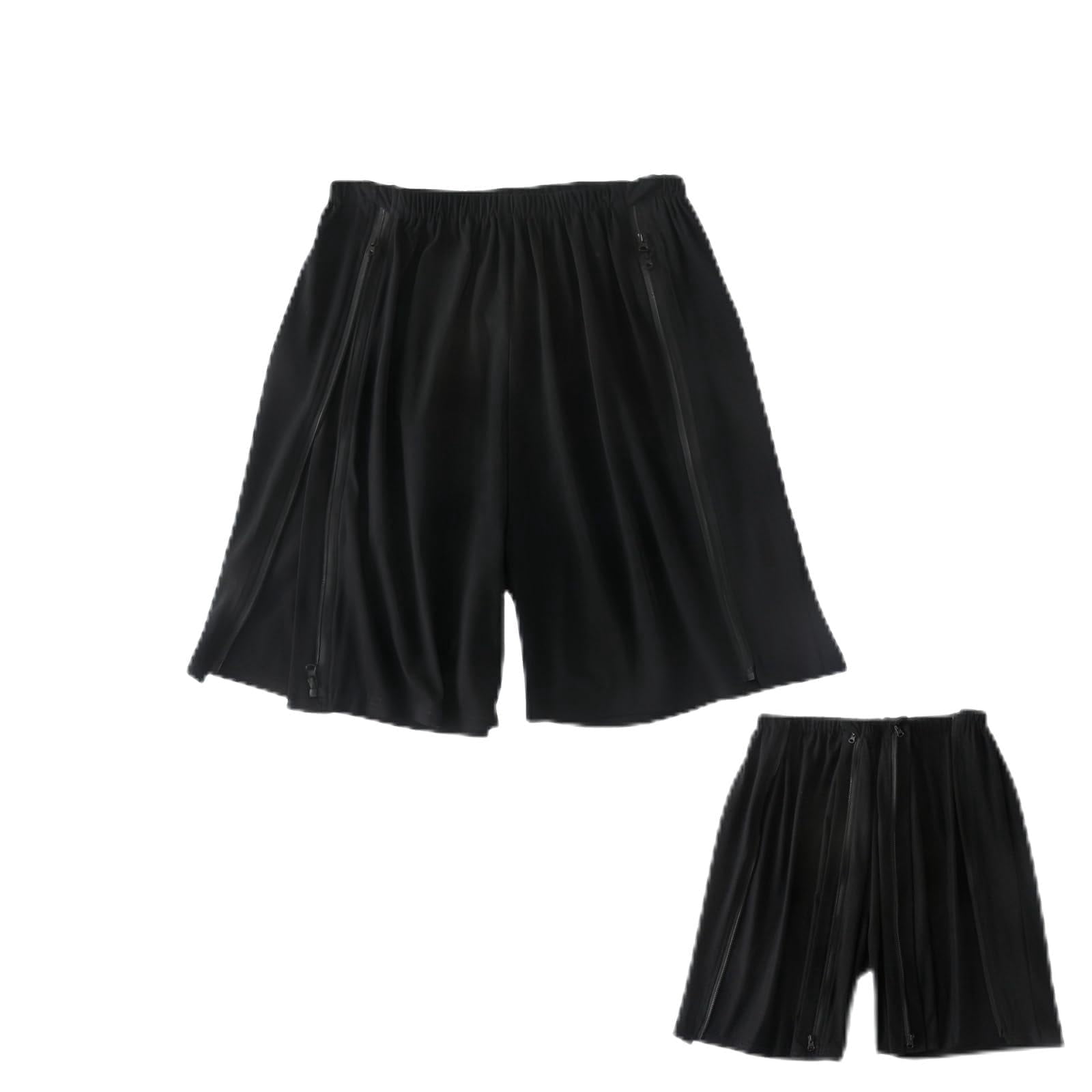 Unisex one-piece full-open nursing shorts, fracture bedridden paralysis ...