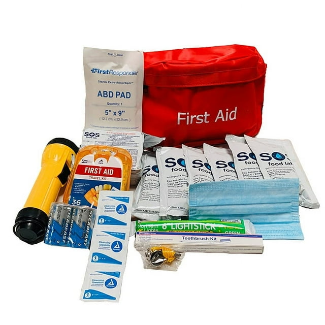 Unishield Emergency Polyester Kit, Disaster Med Survival Kit - 1 Person ...