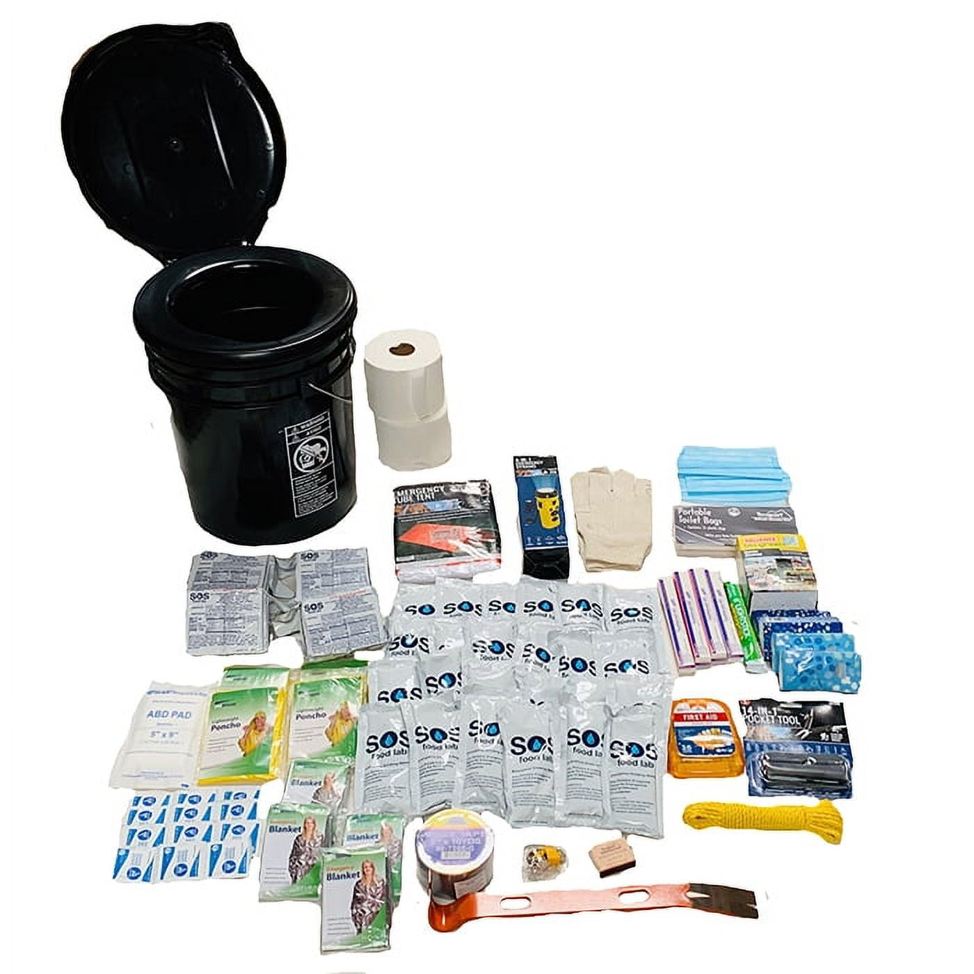 Unishield Personal Medical Emergency Survival Kit - 4 People for 3 Days ...