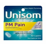Unisom PM Pain Nighttime Sleep Aid, Clinical Strength Acetaminophen ...