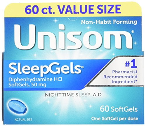 Unisom Sleep Gels, 60 Count - Walmart.com