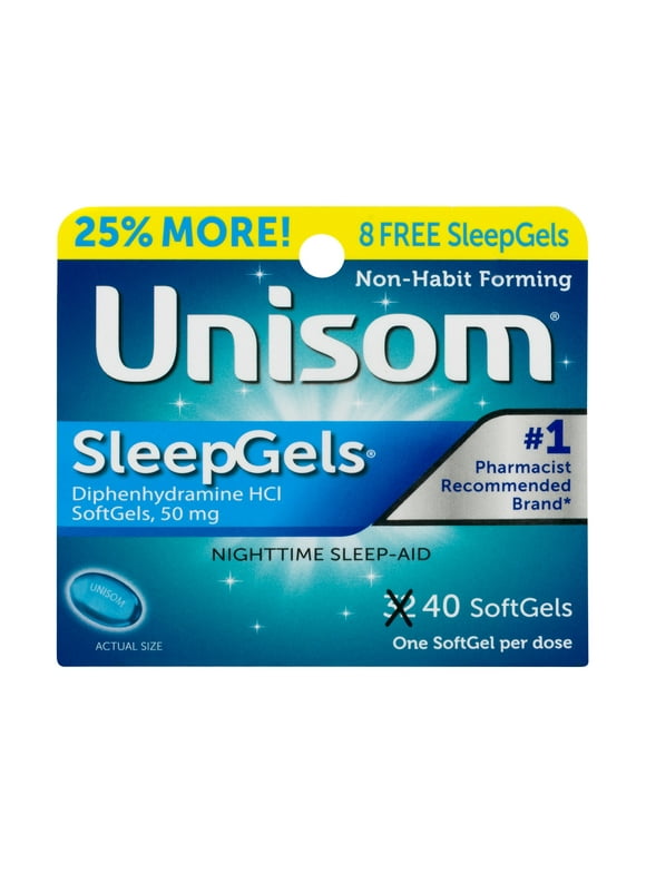 Unisom Sleep Aids in Sleep Better - Walmart.com