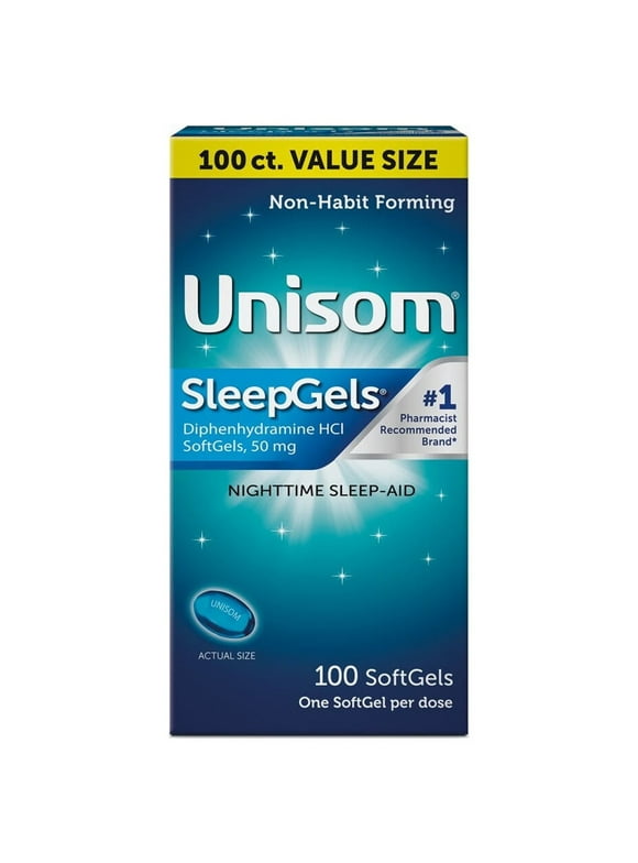 Unisom Sleep Aids in Sleep Better - Walmart.com