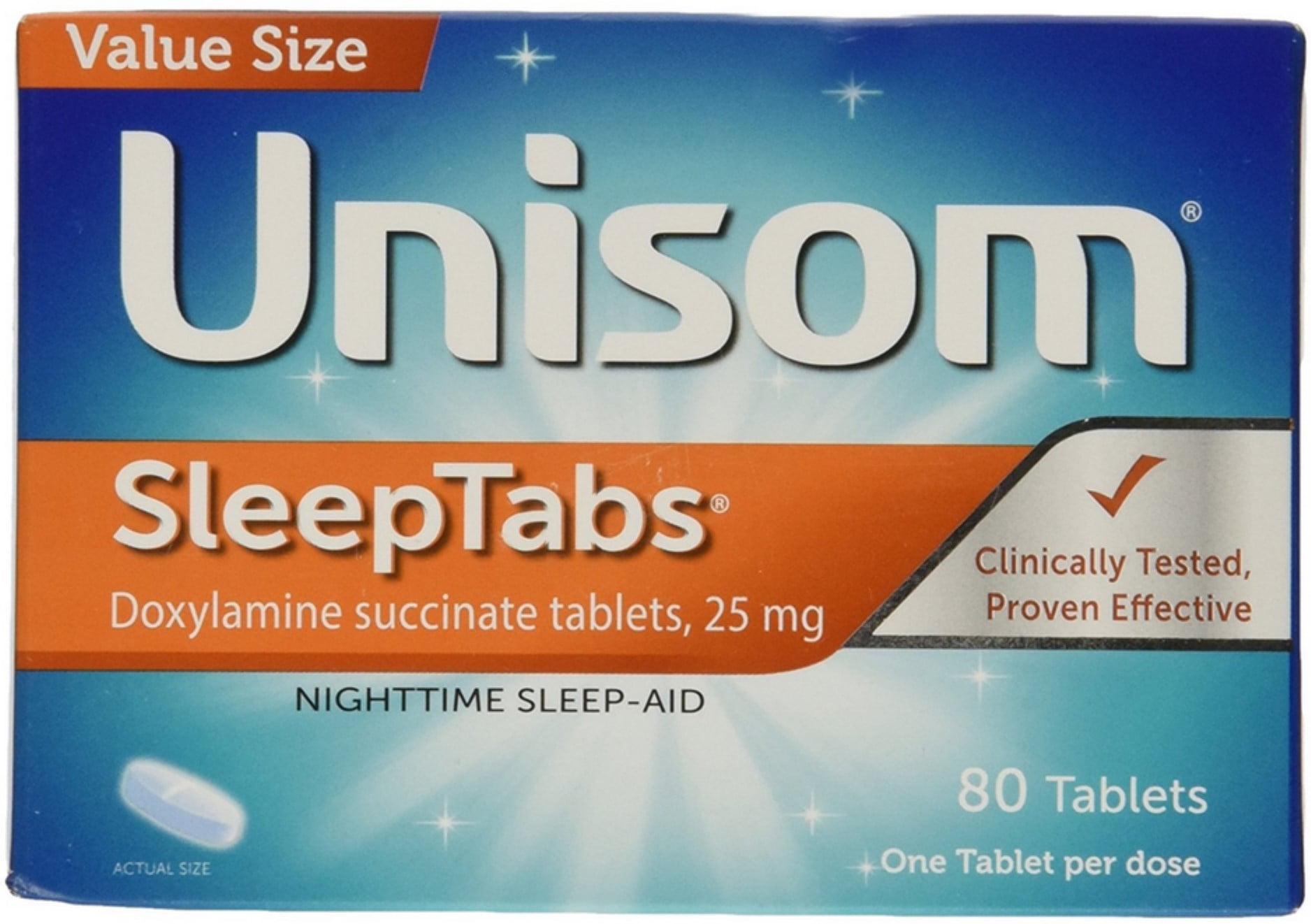 Unisom SleepTabs Tablets 80 ea (Pack of 4) - Walmart Business Supplies