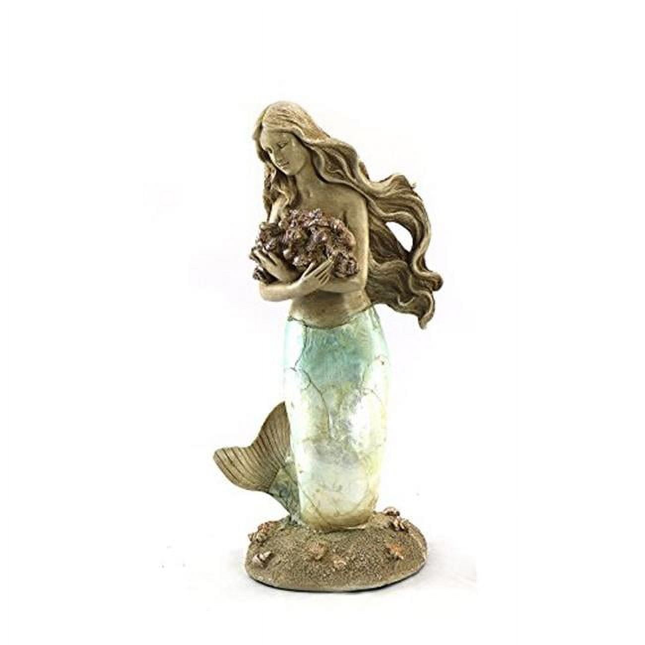 Unison Gifts AAF-056 14.75 in.h Mermaid with Conch Shell Statue ...