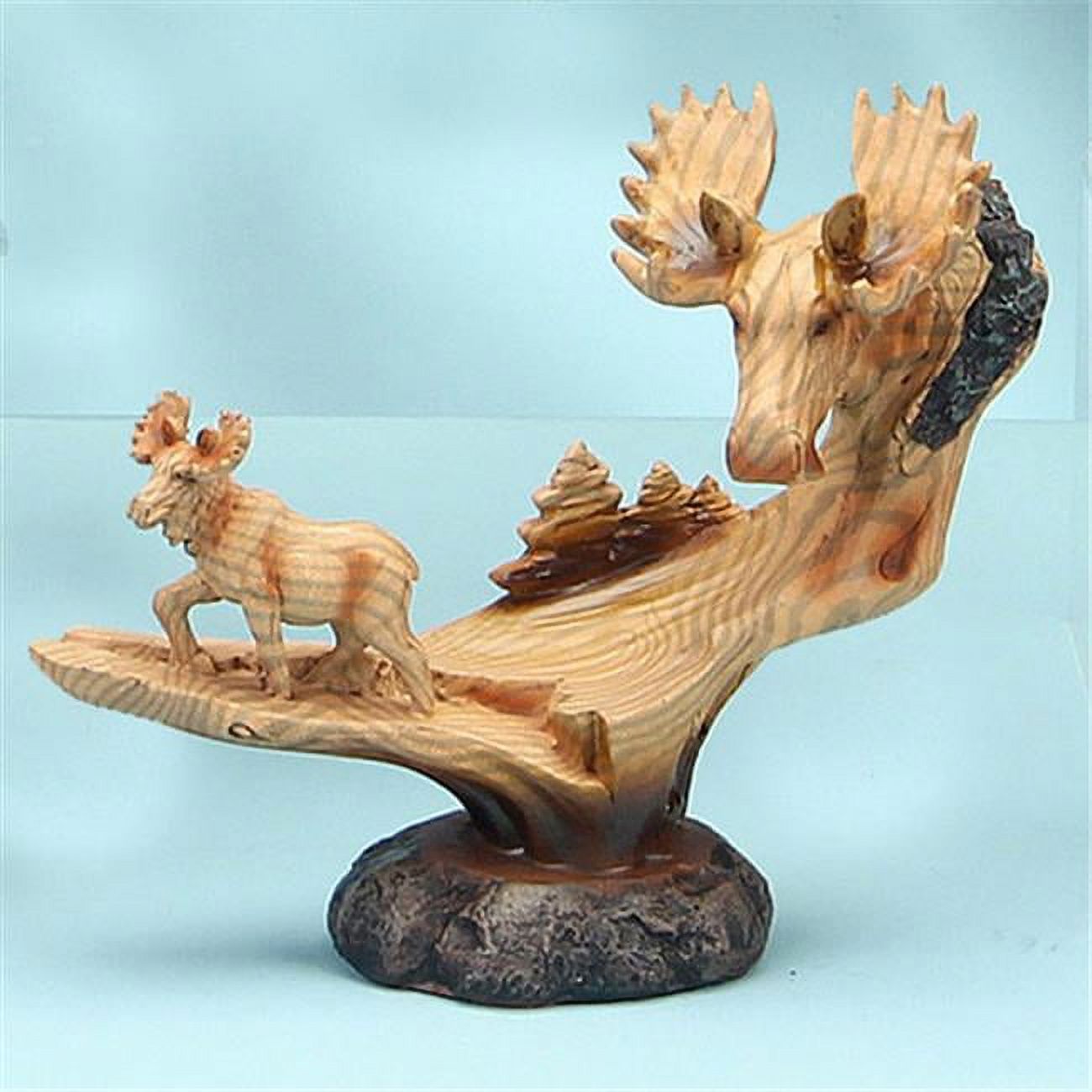 Unison Gifts MMD-172 6.5 In. Moose Bust Scene Figurine - Walmart.com
