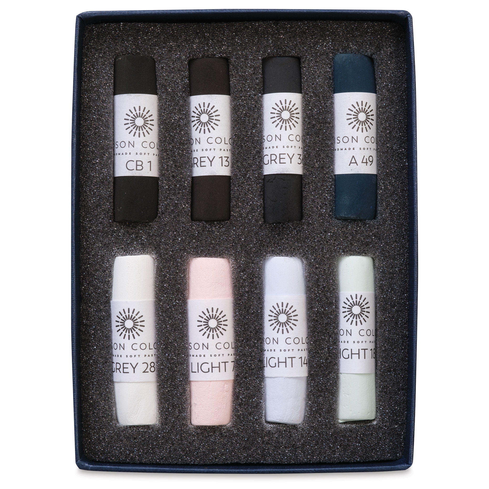 Unison Handmade Pastels - Contrast Colors, Set of 8, Full Stick ...