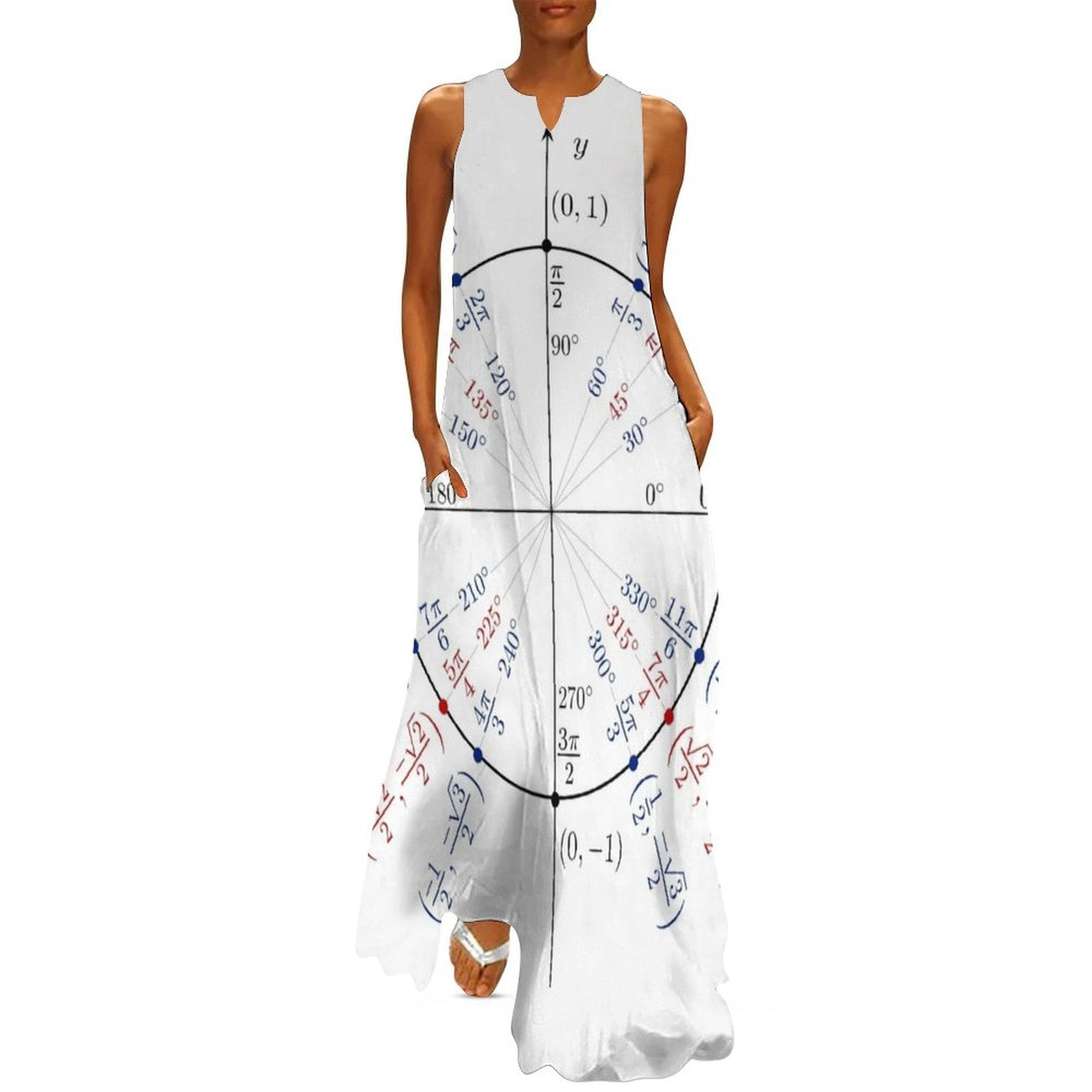 Unit Circle Long Dress dress korean style birthday dress for women ...