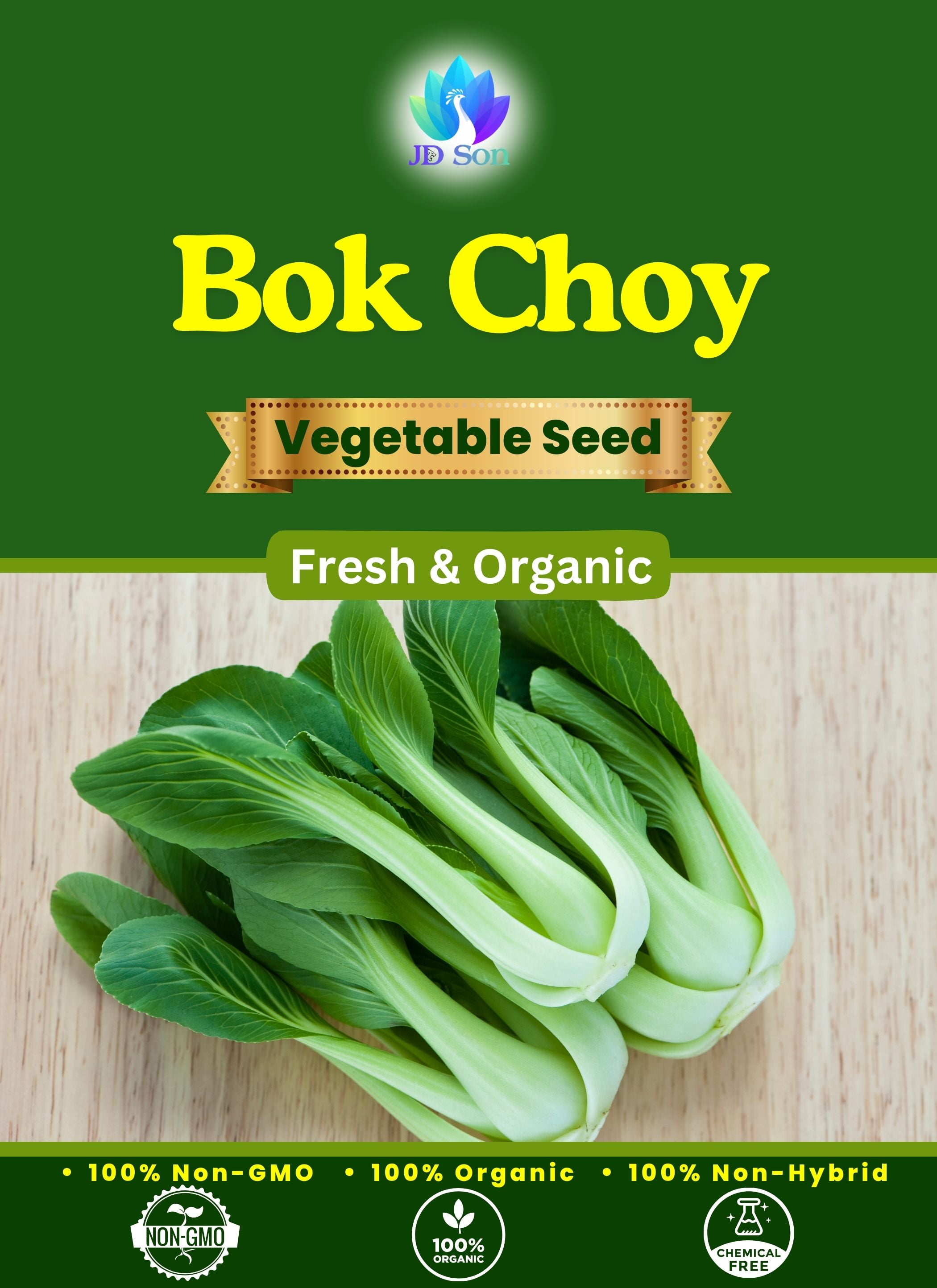 Bok Choy (200 Unit) | Gardening Unit | Non-GMO | Organic | Fast-Growing | Heirloom - Walmart.com
