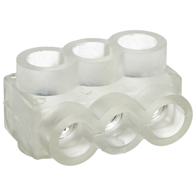 Unitap Multi Port Single Sided, 3 Ports, 14-2/0 AWG/Kcmil Wire Range, 2 ...