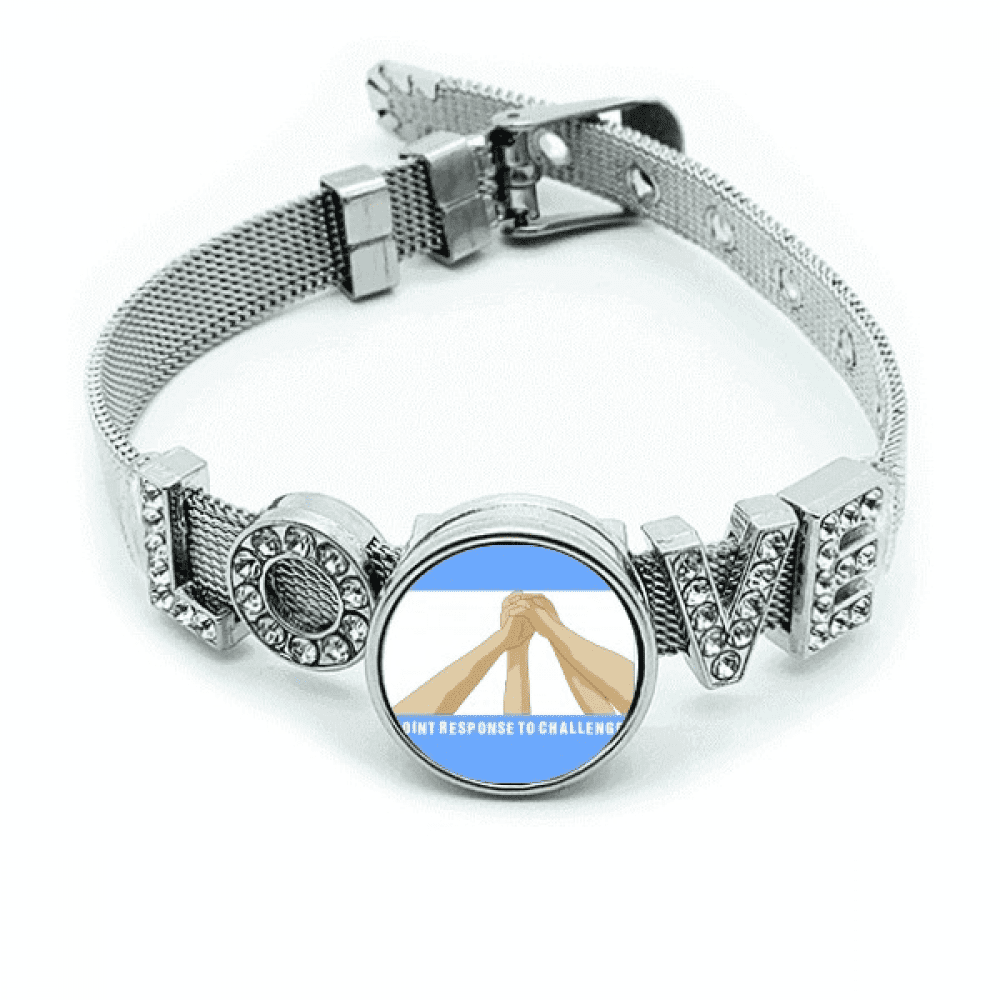 Unite Fight Epidec Withstand Hand Bracelet Wristband Crystal Love ...