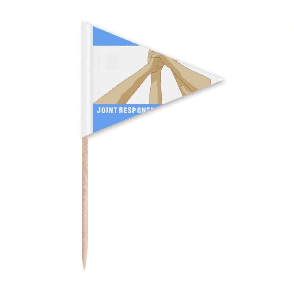 Unite Fight Epidec Withstand Hand Toothpick Triangle Cupcake Toppers ...
