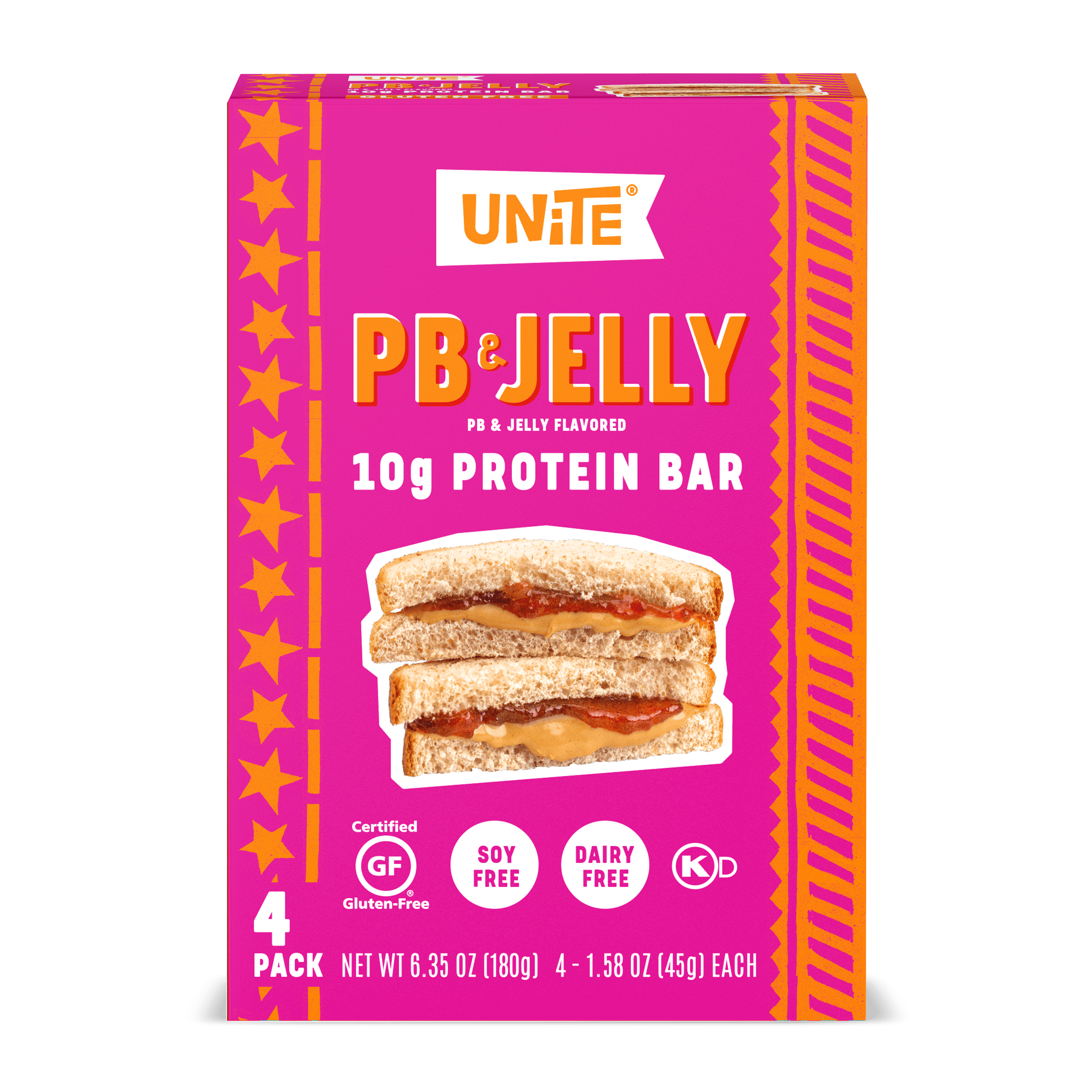 Unite Food, Natural Ingredient Protein Breakfast Bar, Peanut Butter and ...