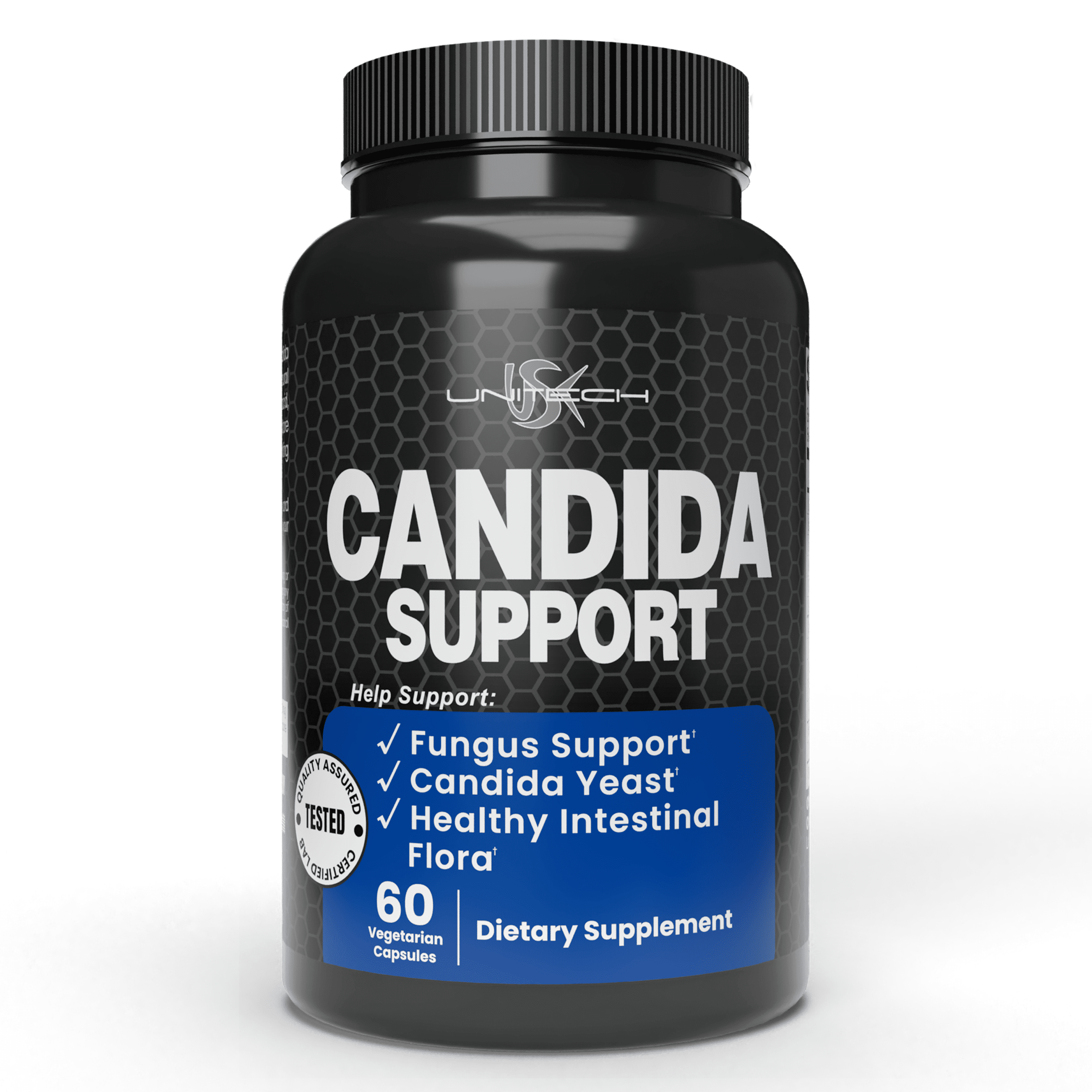 Unitech USK Candida Support | Yeast Cleanse & Gut Health Supplements | Natural Formula with ...
