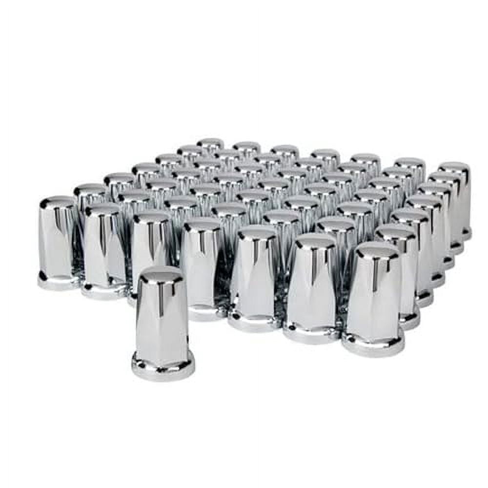 United 10059Cb - Wheel Lug Nut Cover Set - 33Mm X 3.25" Chrome Plastic ...