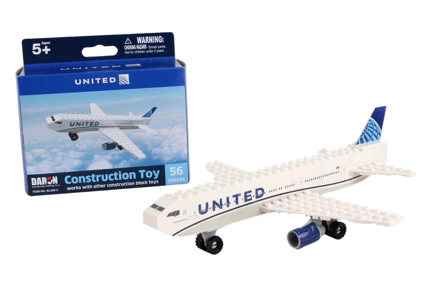 United Airlines Airliner 56 Piece Construction Toy - Walmart.com