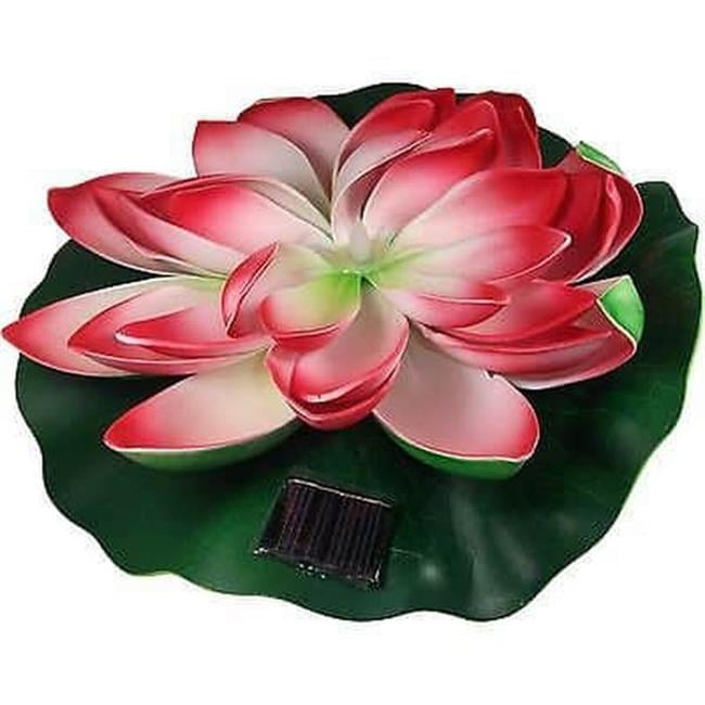United Aquatics UASOL100 Floating Solar Water Lily - Walmart.com