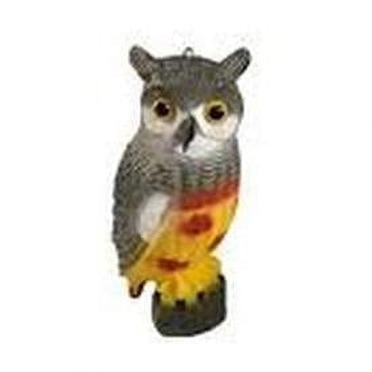 United Aquatics UAOWL100 Owl Bird Deterrent Fake Horned Owl Decoy ...