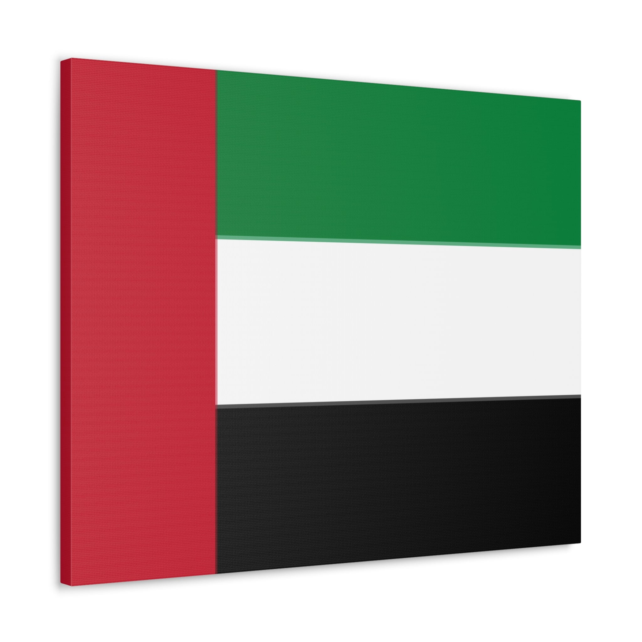 United Arab Emirates Country Flag Canvas Vibrant Wall Art Unframed Home ...